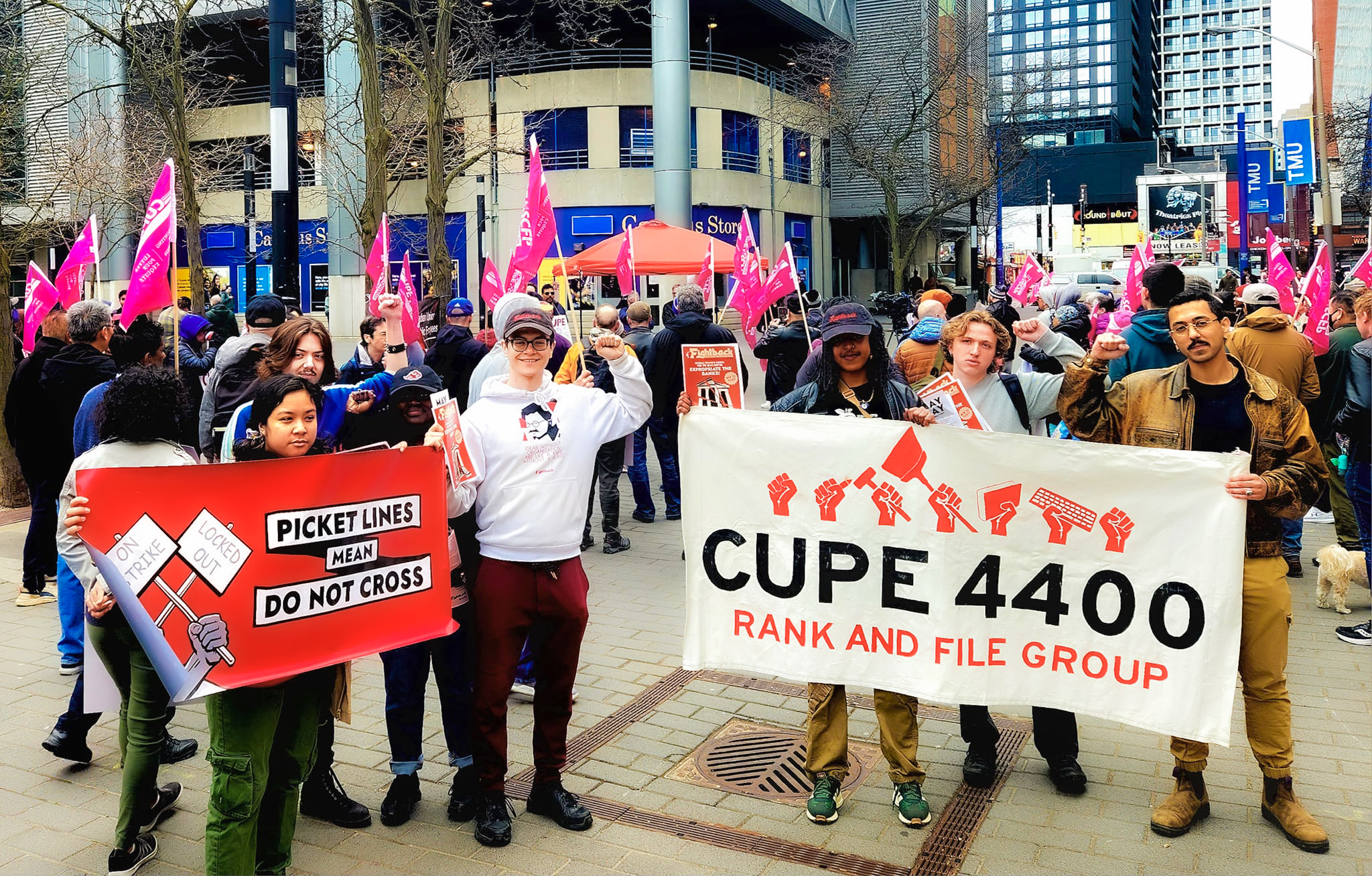 TMU maintenance workers strike against pension theft: Students must ...